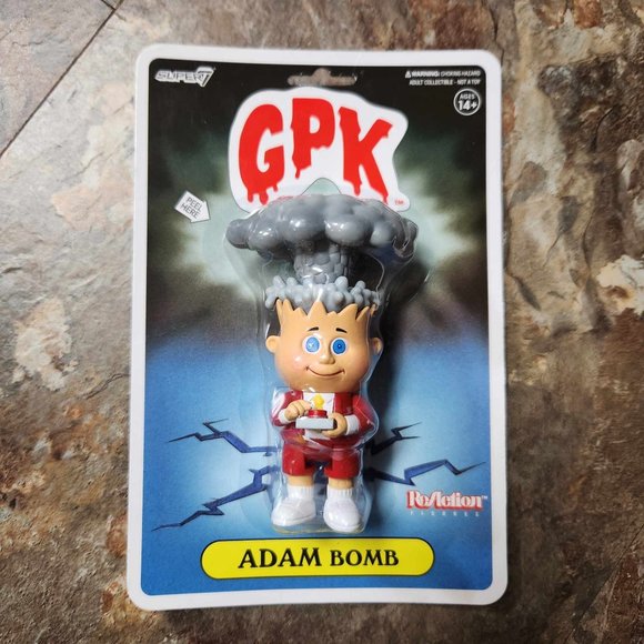 Garbage Pail Kids | Toys | Super7 Garbage Pail Kids Gpk Adam Bomb Red ...
